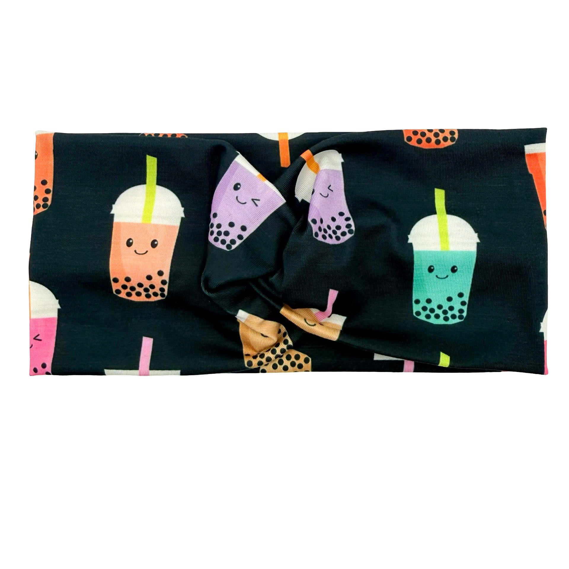 Boba Smiley Sips Headband – Ever Ascending Tribe